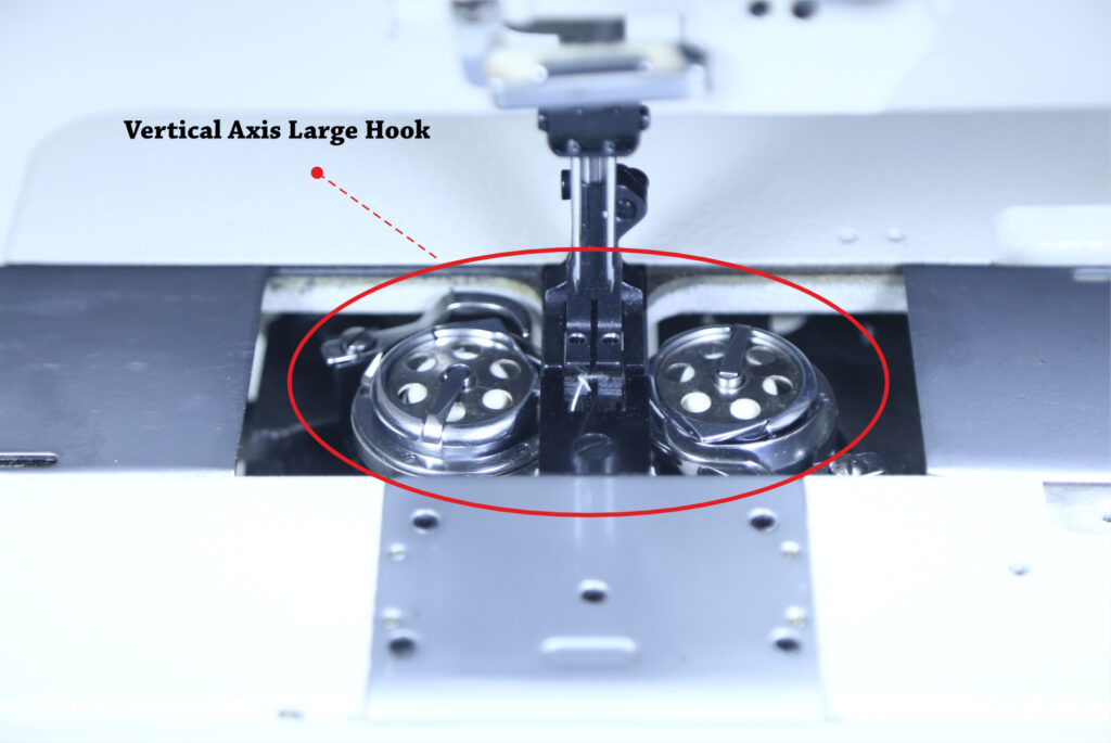 FC-4420: Double Needle feed lockstitch sewing machine with vertical ...